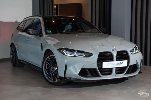 Grey BMW M3 2023 in Kaunas, with an engine capacity of 3.00 L and mileage of 53 thousand km for 73441 €, photo 4 on AUTOMOTO.COM.LV
