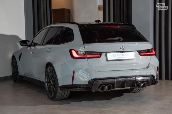 Grey BMW M3 2023 in Kaunas, with an engine capacity of 3.00 L and mileage of 53 thousand km for 73441 €, photo 5 on AUTOMOTO.COM.LV