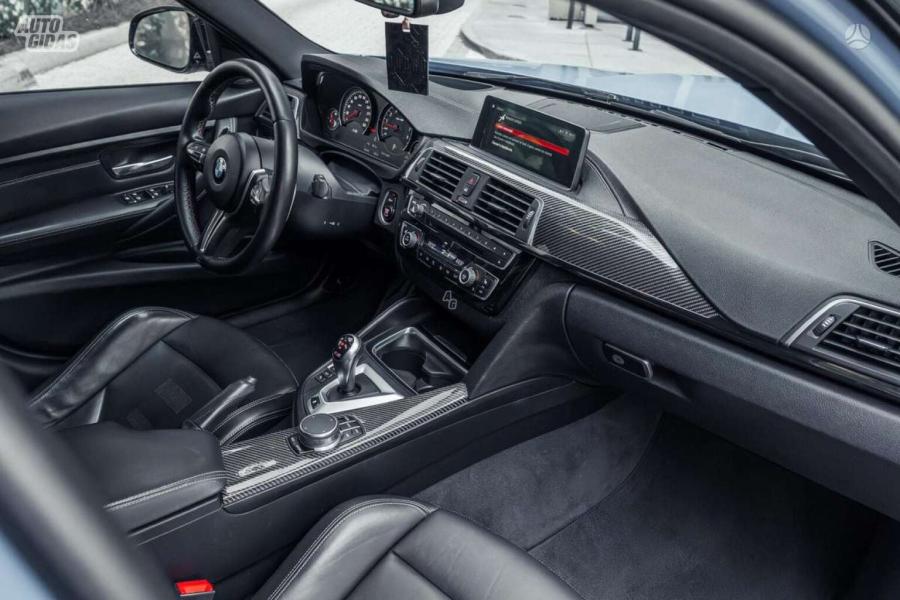 BMW M3 2018 in Vilnius, with an engine capacity of 3.00 L and mileage of 72 thousand km for 43000 €, photo 18 on AUTOMOTO.COM.LV