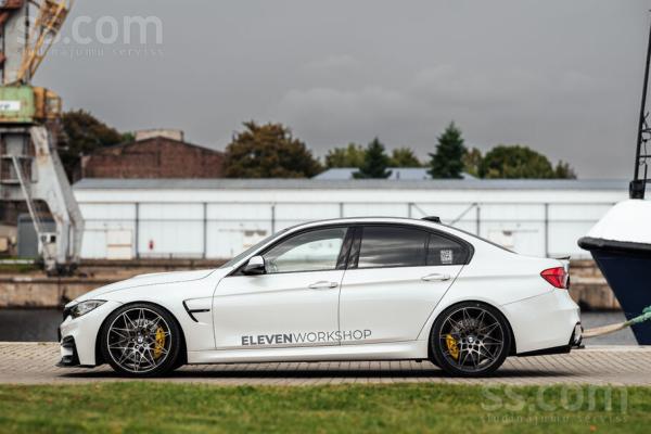 Balts BMW M3 2018 Liepāja, ar dzinēja tilpumu 3.00 L un nobraukumu 0 tūkst. km par 44900 €, foto 4 vietnē AUTOMOTO.COM.LV