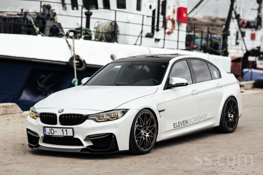 Balts BMW M3 2018 Liepāja, ar dzinēja tilpumu 3.00 L un nobraukumu 0 tūkst. km par 44900 €, foto 6 vietnē AUTOMOTO.COM.LV