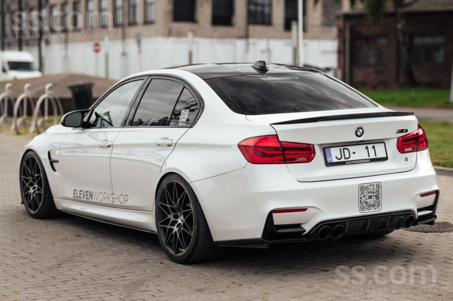 Balts BMW M3 2018 Liepāja, ar dzinēja tilpumu 3.00 L un nobraukumu 0 tūkst. km par 44900 €, foto 12 vietnē AUTOMOTO.COM.LV