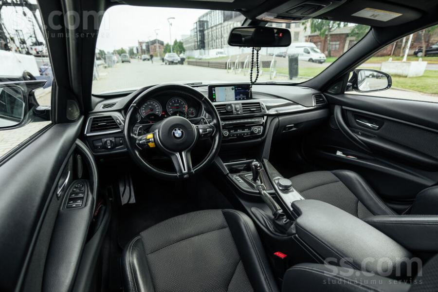 Balts BMW M3 2018 Liepāja, ar dzinēja tilpumu 3.00 L un nobraukumu 0 tūkst. km par 44900 €, foto 15 vietnē AUTOMOTO.COM.LV