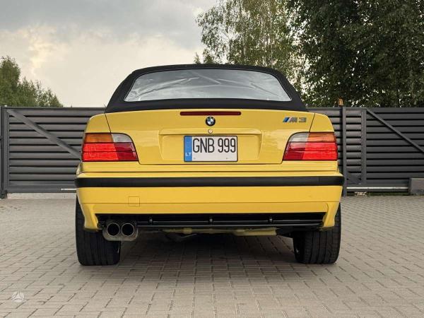 Yellow BMW M3 1999 in Kaunas, with an engine capacity of 3.15 L and mileage of 119 thousand km for 29900 €, photo 5 on AUTOMOTO.COM.LV