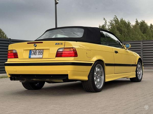 Yellow BMW M3 1999 in Kaunas, with an engine capacity of 3.15 L and mileage of 119 thousand km for 29900 €, photo 6 on AUTOMOTO.COM.LV