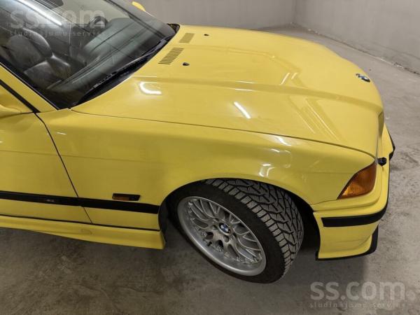 Yellow BMW M3 1993 in Riga, with an engine capacity of 3.00 L and mileage of 0 thousand km for 14000 €, photo 8 on AUTOMOTO.COM.LV