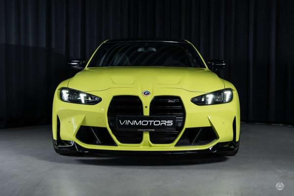 Dzeltens BMW M3 2022 Viļņa, ar dzinēja tilpumu 2.99 L un nobraukumu 52 tūkst. km par 67999 €, foto 2 vietnē AUTOMOTO.COM.LV