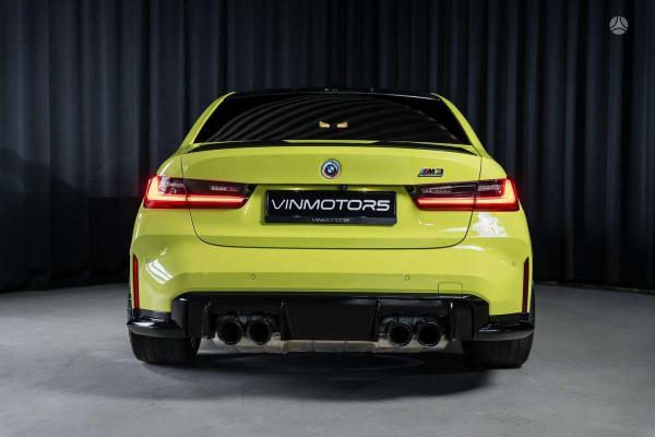Dzeltens BMW M3 2022 Viļņa, ar dzinēja tilpumu 2.99 L un nobraukumu 55 tūkst. km par 66500 €, foto 5 vietnē AUTOMOTO.COM.LV