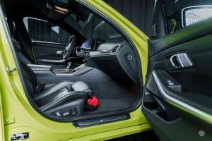 Yellow BMW M3 2022 in Vilnius, with an engine capacity of 2.99 L and mileage of 55 thousand km for 66500 €, photo 20 on AUTOMOTO.COM.LV