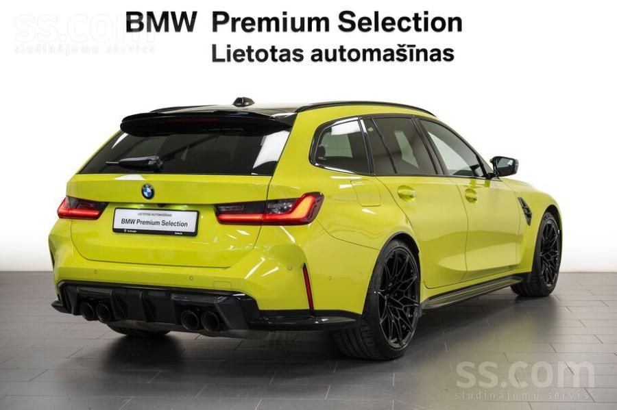 Yellow BMW M3 2024 in Riga, with an engine capacity of 3.00 L and mileage of 24 thousand km for 79900 €, photo 3 on AUTOMOTO.COM.LV