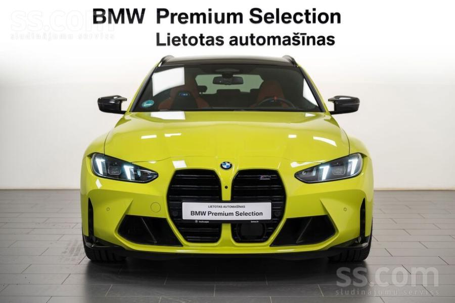 Yellow BMW M3 2024 in Riga, with an engine capacity of 3.00 L and mileage of 23 thousand km for 79900 €, photo 4 on AUTOMOTO.COM.LV