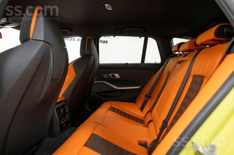 Yellow BMW M3 2024 in Riga, with an engine capacity of 3.00 L and mileage of 23 thousand km for 79900 €, photo 8 on AUTOMOTO.COM.LV