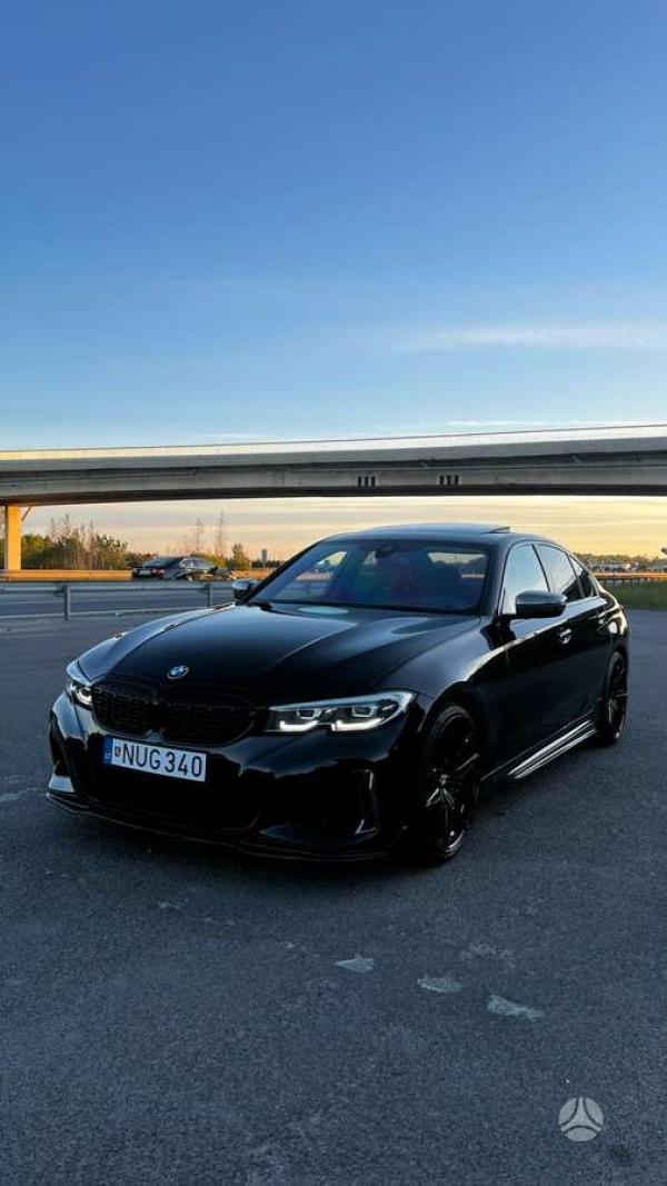 Black BMW M340 2020 in Vilnius, with an engine capacity of 3.00 L and mileage of 124 thousand km for 33000 €, photo 1 on AUTOMOTO.COM.LV