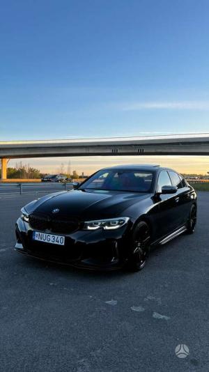 Black BMW M340 2020 in Vilnius, with an engine capacity of 3.00 L and mileage of 124 thousand km for 33000 €, photo  on AUTOMOTO.COM.LV