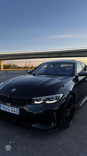 Black BMW M340 2020 in Vilnius, with an engine capacity of 3.00 L and mileage of 124 thousand km for 33000 €, photo 6 on AUTOMOTO.COM.LV