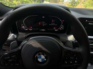 Black BMW M340 2020 in Vilnius, with an engine capacity of 3.00 L and mileage of 124 thousand km for 33000 €, photo 7 on AUTOMOTO.COM.LV