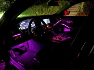 Black BMW M340 2020 in Vilnius, with an engine capacity of 3.00 L and mileage of 124 thousand km for 33000 €, photo 9 on AUTOMOTO.COM.LV