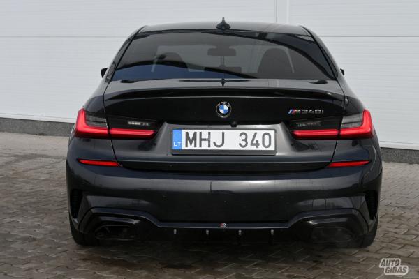 Black BMW M340 2021 in Kretinga, with an engine capacity of 3.00 L and mileage of 62 thousand km for 38999 €, photo 9 on AUTOMOTO.COM.LV
