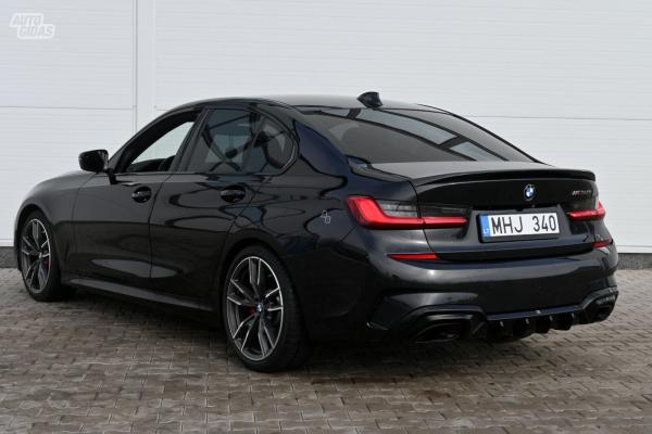 Black BMW M340 2021 in Kretinga, with an engine capacity of 3.00 L and mileage of 62 thousand km for 38999 €, photo 10 on AUTOMOTO.COM.LV