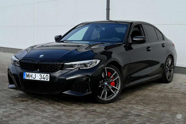 Black BMW M340 2021 in Kretinga, with an engine capacity of 3.00 L and mileage of 62 thousand km for 37499 €, photo 3 on AUTOMOTO.COM.LV