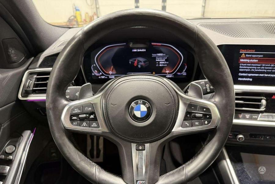 Melns BMW M340 2019 Kauņa, ar dzinēja tilpumu 3.00 L un nobraukumu 149 tūkst. km par 29700 €, foto 10 vietnē AUTOMOTO.COM.LV