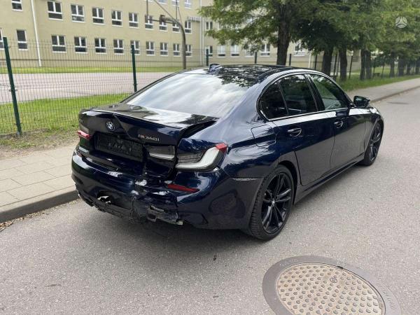 Blue BMW M340 2020 in Vilnius, with an engine capacity of 3.00 L and mileage of 99 thousand km for 24950 €, photo 7 on AUTOMOTO.COM.LV