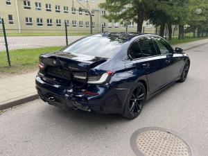 Blue BMW M340 2020 in Vilnius, with an engine capacity of 3.00 L and mileage of 99 thousand km for 24950 €, photo 8 on AUTOMOTO.COM.LV