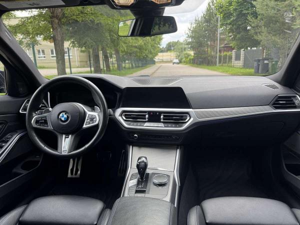 Blue BMW M340 2020 in Vilnius, with an engine capacity of 3.00 L and mileage of 99 thousand km for 24950 €, photo 10 on AUTOMOTO.COM.LV