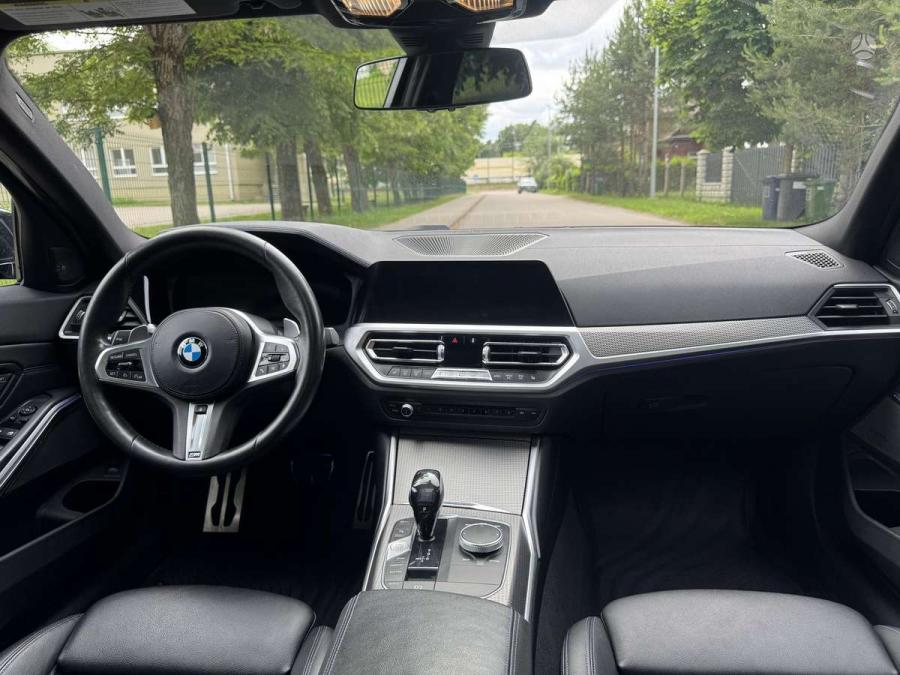 Blue BMW M340 2020 in Vilnius, with an engine capacity of 3.00 L and mileage of 99 thousand km for 24950 €, photo 11 on AUTOMOTO.COM.LV
