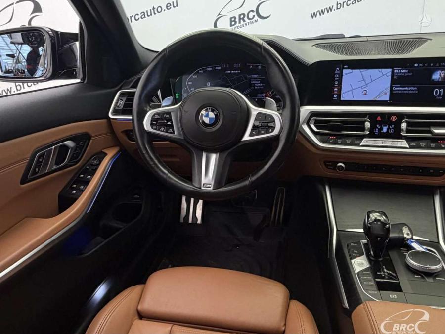 Синий БМВ M340 2020 в Вильнюс, объемом двигателя 3.00 л и пробегом 102 тыс. км за 32900 €, фото 16 на AUTOMOTO.COM.LV