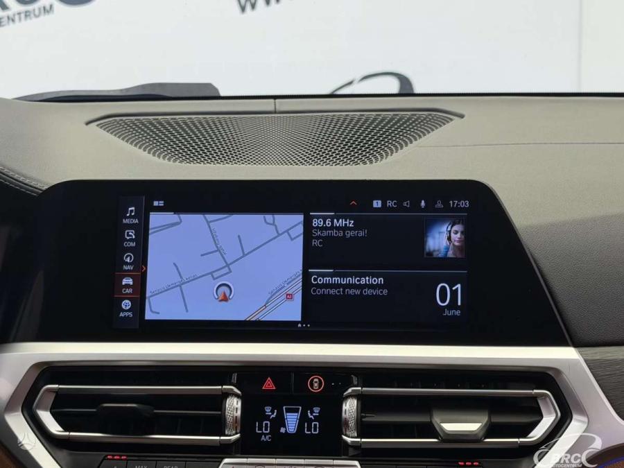 Синий БМВ M340 2020 в Вильнюс, объемом двигателя 3.00 л и пробегом 102 тыс. км за 32900 €, фото 18 на AUTOMOTO.COM.LV