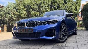 Zils BMW M340 2020 Marijampole, ar dzinēja tilpumu 3.00 L un nobraukumu 103 tūkst. km par 28350 €, foto  vietnē AUTOMOTO.COM.LV