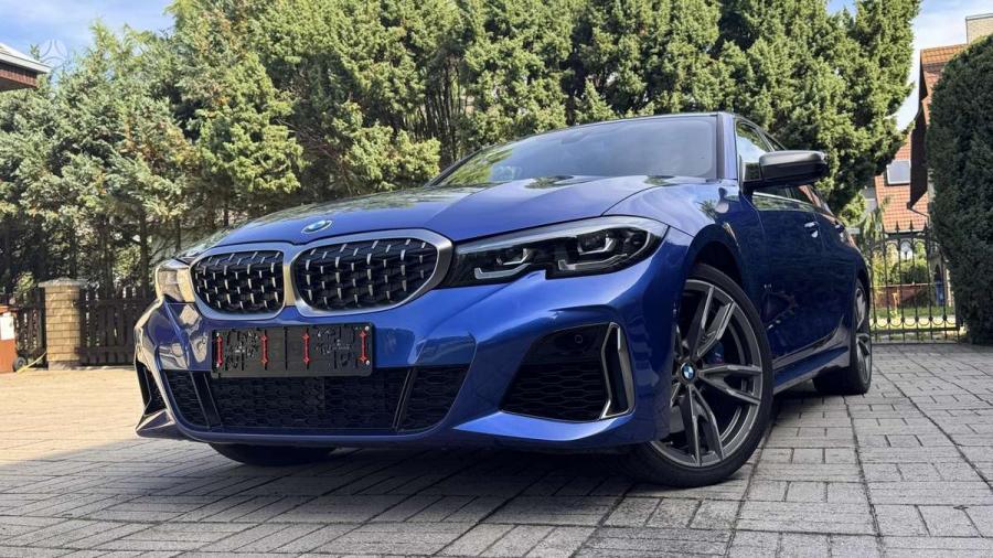 Zils BMW M340 2020 Marijampole, ar dzinēja tilpumu 3.00 L un nobraukumu 103 tūkst. km par 28350 €, foto 1 vietnē AUTOMOTO.COM.LV