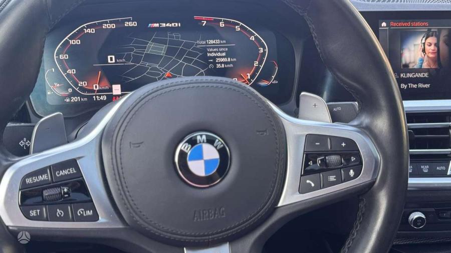 Zils BMW M340 2020 Marijampole, ar dzinēja tilpumu 3.00 L un nobraukumu 103 tūkst. km par 28350 €, foto 16 vietnē AUTOMOTO.COM.LV