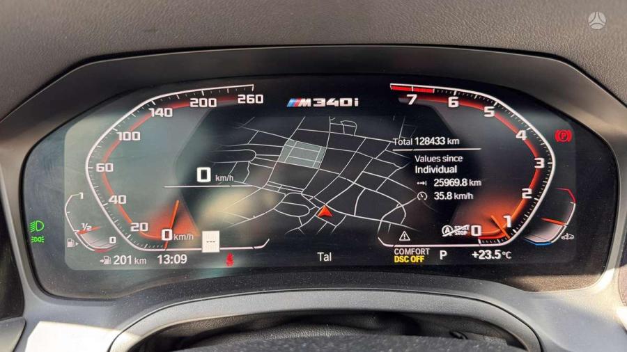 Zils BMW M340 2020 Marijampole, ar dzinēja tilpumu 3.00 L un nobraukumu 103 tūkst. km par 28350 €, foto 17 vietnē AUTOMOTO.COM.LV