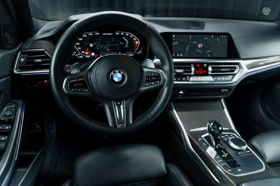 Zils BMW M340 2022 Viļņa, ar dzinēja tilpumu 3.00 L un nobraukumu 72 tūkst. km par 39999 €, foto 22 vietnē AUTOMOTO.COM.LV