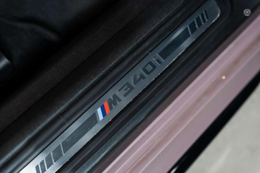 Grey BMW M340 2020 in Vilnius, with an engine capacity of 3.00 L and mileage of 40 thousand km for 35000 €, photo 24 on AUTOMOTO.COM.LV