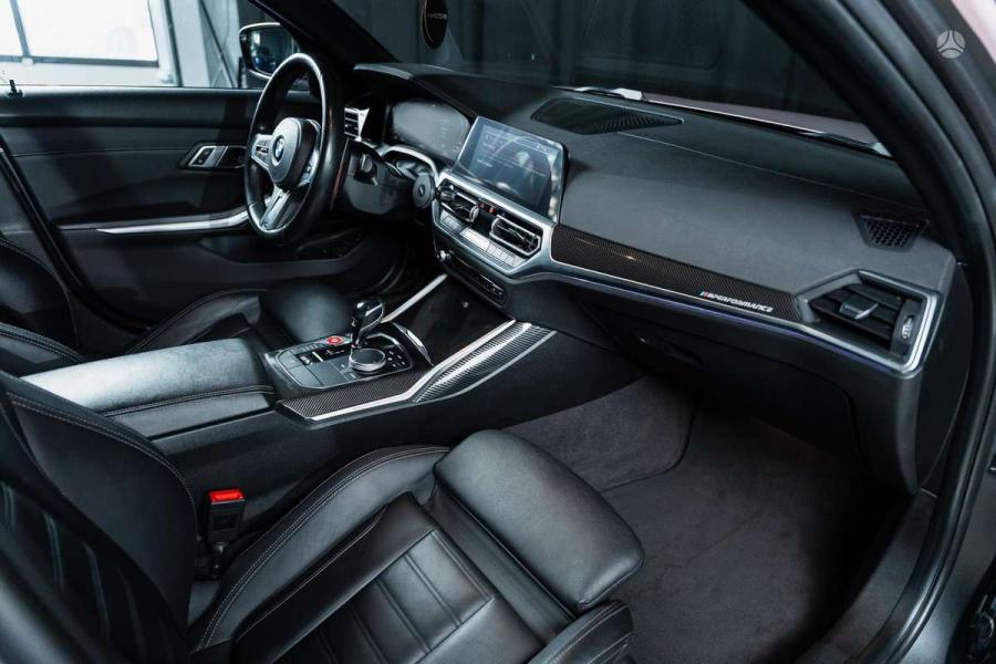 Grey BMW M340 2020 in Vilnius, with an engine capacity of 3.00 L and mileage of 40 thousand km for 35000 €, photo 25 on AUTOMOTO.COM.LV