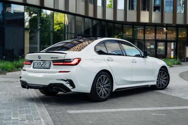 БМВ M340 2020 в Вильнюс на AUTOMOTO.COM.LV Белый БМВ M340 2020 в Вильнюс, объемом двигателя 3.00 л и пробегом 59 тыс. км за 33990 €, фото 3 на AUTOMOTO.COM.LV