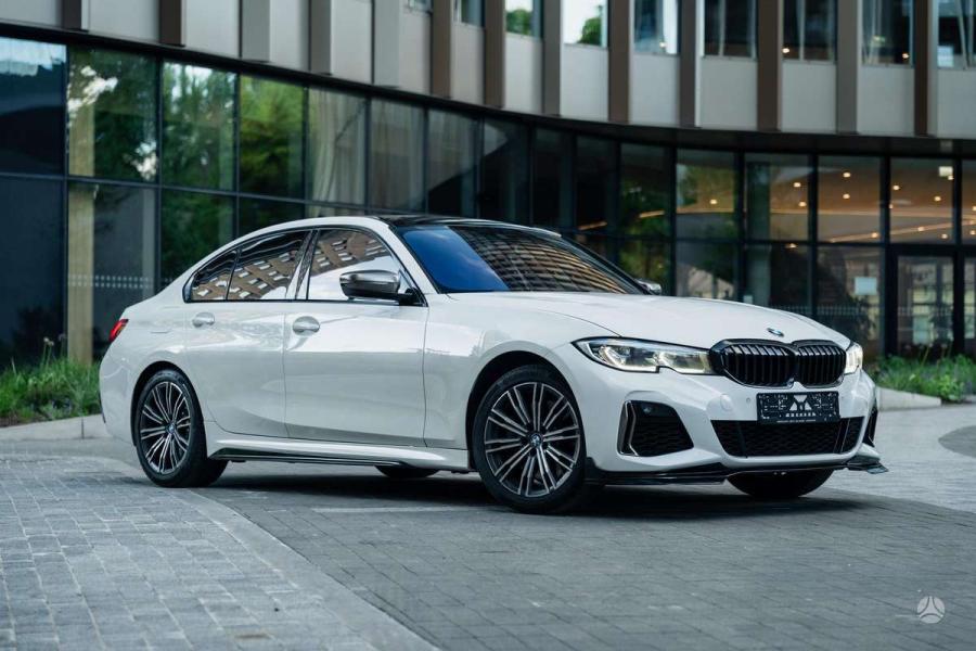 Белый БМВ M340 2020 в Вильнюс, объемом двигателя 3.00 л и пробегом 59 тыс. км за 33990 €, фото 7 на AUTOMOTO.COM.LV
