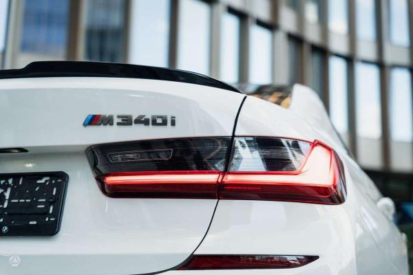 БМВ M340 2020 в Вильнюс на AUTOMOTO.COM.LV Белый БМВ M340 2020 в Вильнюс, объемом двигателя 3.00 л и пробегом 59 тыс. км за 33990 €, фото 9 на AUTOMOTO.COM.LV
