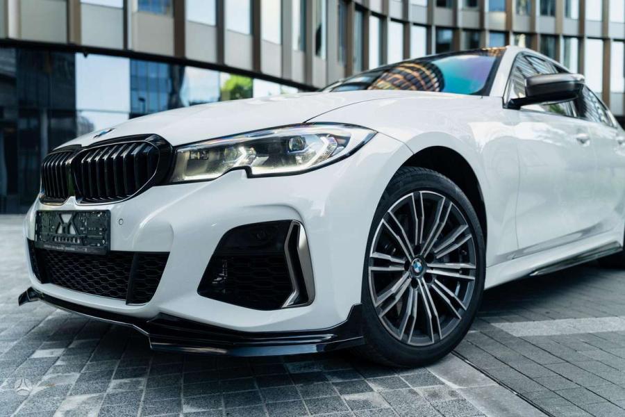 Белый БМВ M340 2020 в Вильнюс, объемом двигателя 3.00 л и пробегом 59 тыс. км за 33990 €, фото 11 на AUTOMOTO.COM.LV