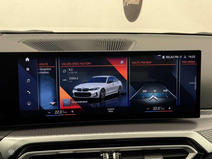 Белый БМВ M340 2024 в Вильнюс, объемом двигателя 3.00 л и пробегом 24 тыс. км за 48900 €, фото 23 на AUTOMOTO.COM.LV