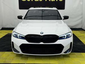 White BMW M340 2024 in Vilnius, with an engine capacity of 3.00 L and mileage of 24 thousand km for 48800 €, photo 3 on AUTOMOTO.COM.LV