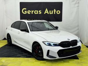 White BMW M340 2024 in Vilnius, with an engine capacity of 3.00 L and mileage of 24 thousand km for 48800 €, photo 4 on AUTOMOTO.COM.LV