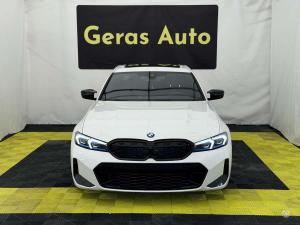 White BMW M340 2024 in Vilnius, with an engine capacity of 3.00 L and mileage of 24 thousand km for 48800 €, photo 8 on AUTOMOTO.COM.LV
