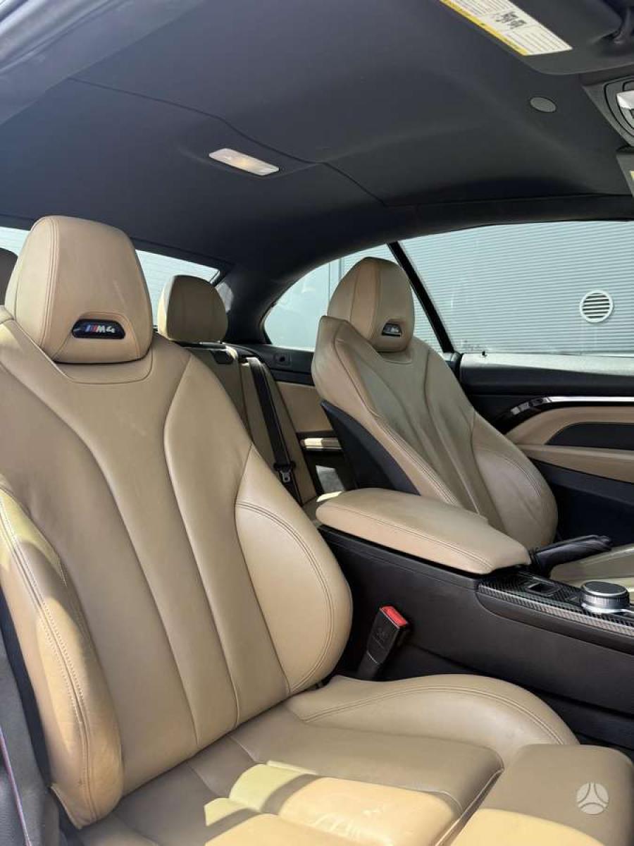 Черный БМВ M4 2019 в Каунас, объемом двигателя 2.98 л и пробегом 83 тыс. км за 35990 €, фото 14 на AUTOMOTO.COM.LV
