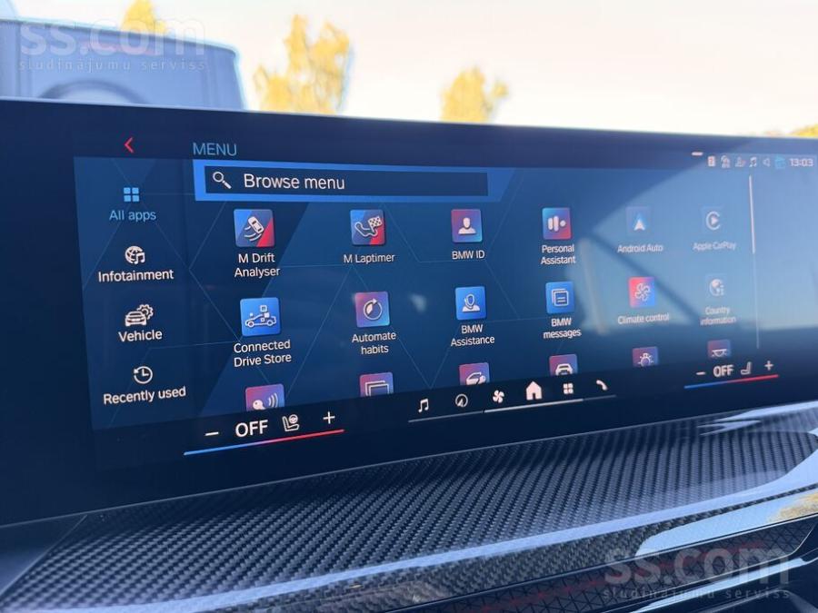 Melns BMW M4 2024 Rīga, ar dzinēja tilpumu 3.00 L un nobraukumu 24 tūkst. km par 80700 €, foto 22 vietnē AUTOMOTO.COM.LV