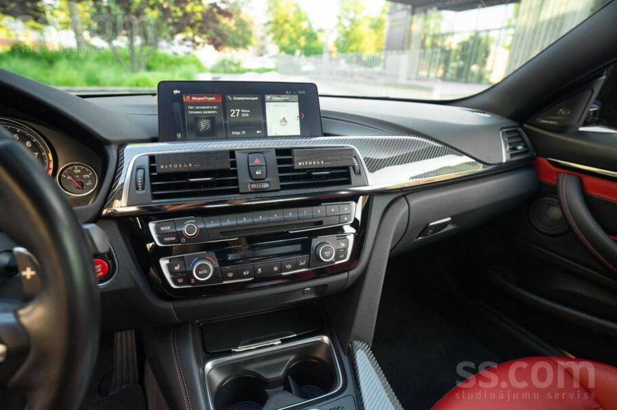 Melns BMW M4 2019 Rīga, ar dzinēja tilpumu 3.00 L un nobraukumu 70 tūkst. km par 52500 €, foto 19 vietnē AUTOMOTO.COM.LV