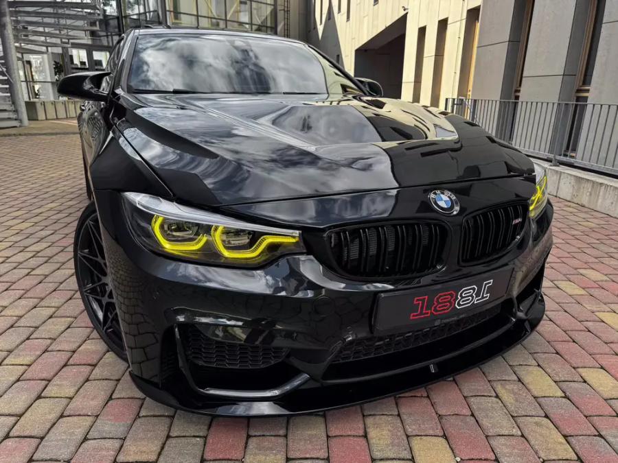 Black BMW M4 2020 in Riga, with an engine capacity of 3.00 L and mileage of 61 thousand km for 54000 €, photo 30 on AUTOMOTO.COM.LV